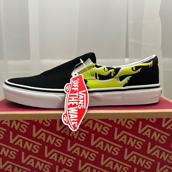 Vans | Shoes | Slime Flame Vans Slipons | Poshmark